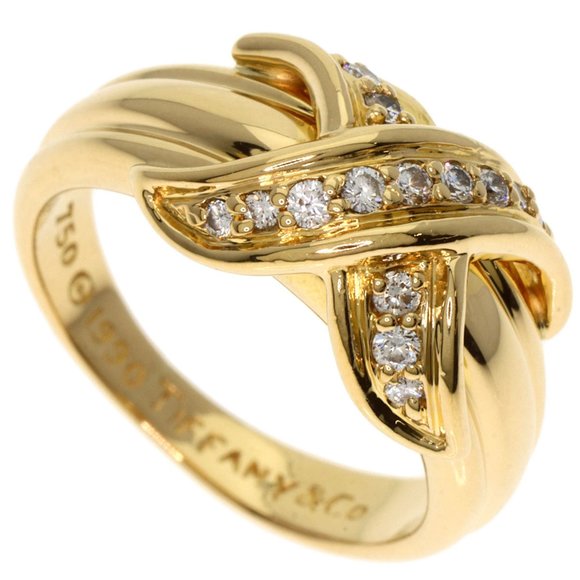 Tiffany & Co. | Jewelry | Tiffany Signature Diamond Ring In 8k Yellow ...